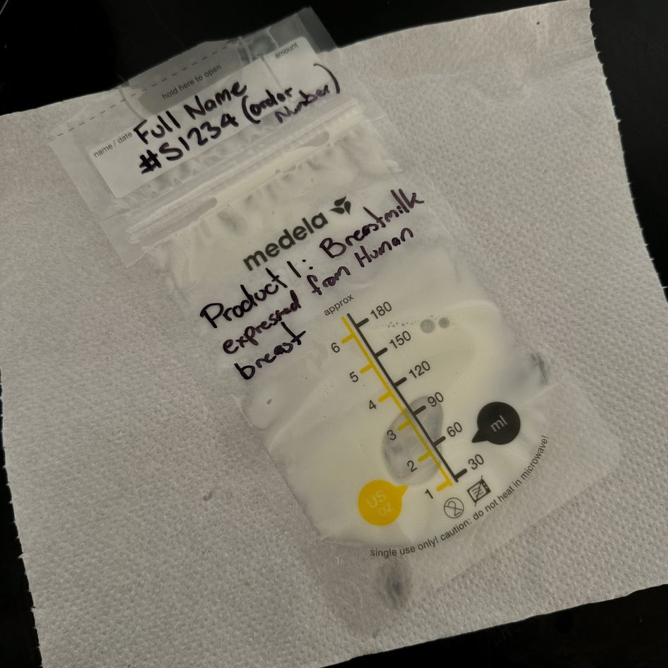 Breastmilk & Memorial jewellery sending your inclusions | MILK & STONE ...