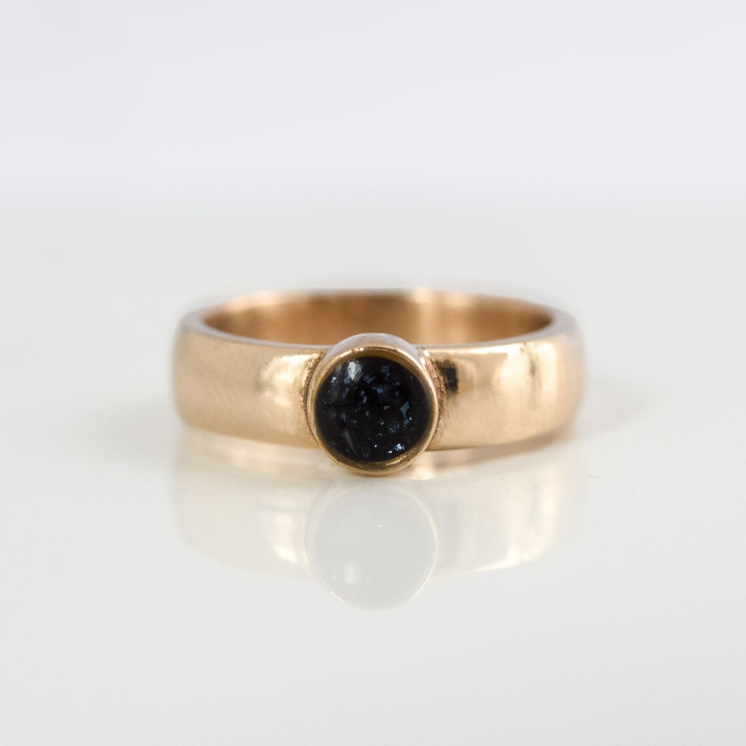 Sol Circle Ring | Waterproof Breastmilk & Ashes Keepsake – Milk & Stone