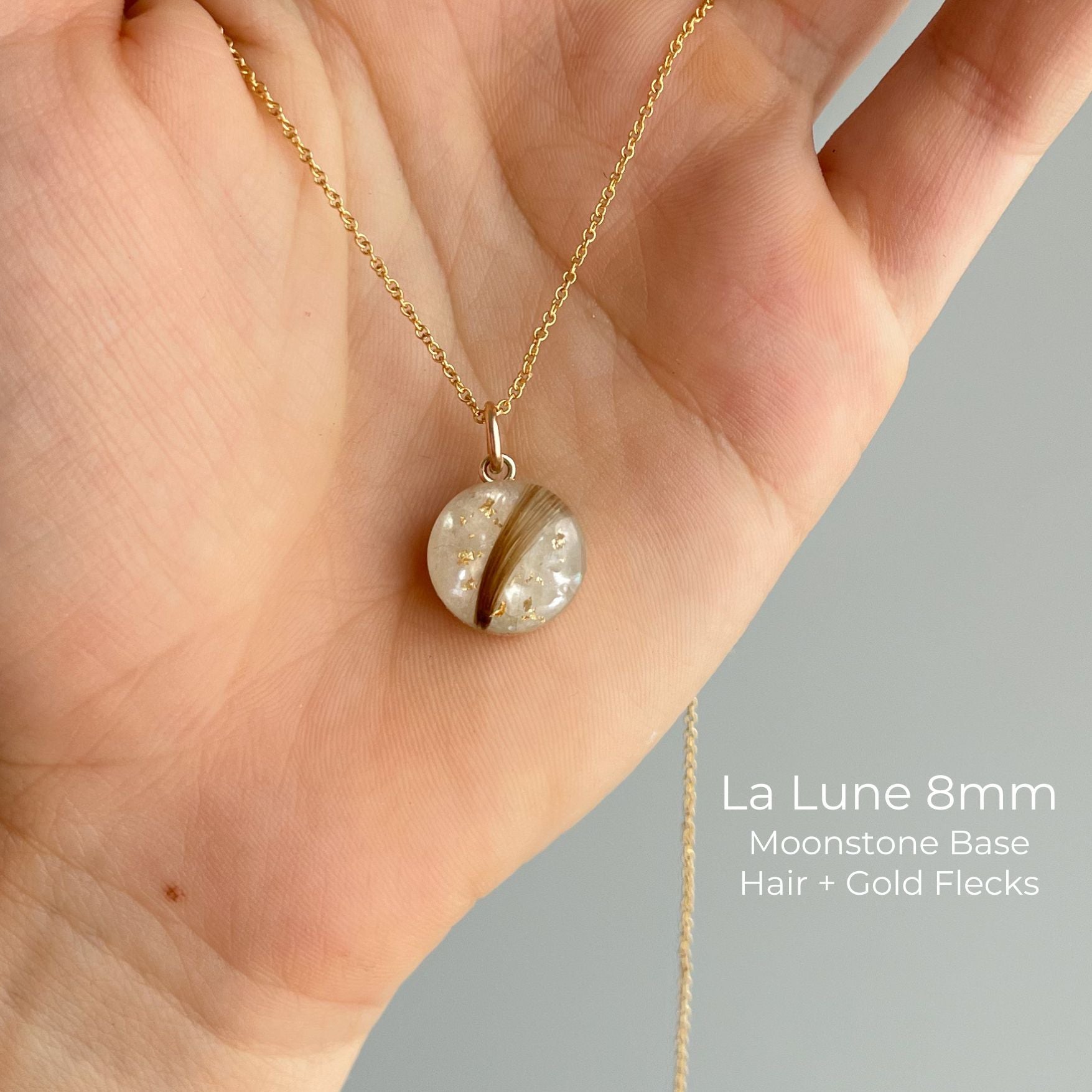 La Lune Circle Pendant | Breastmilk & Ashes Keepsake – Milk & Stone