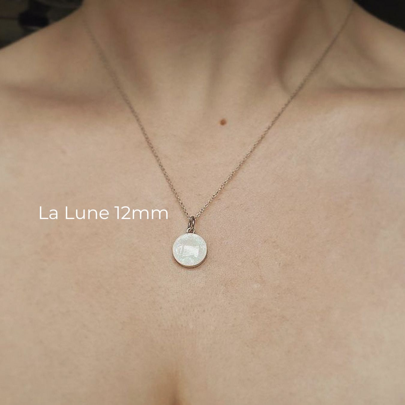 La Lune Circle Pendant | Breastmilk & Ashes Keepsake – Milk & Stone