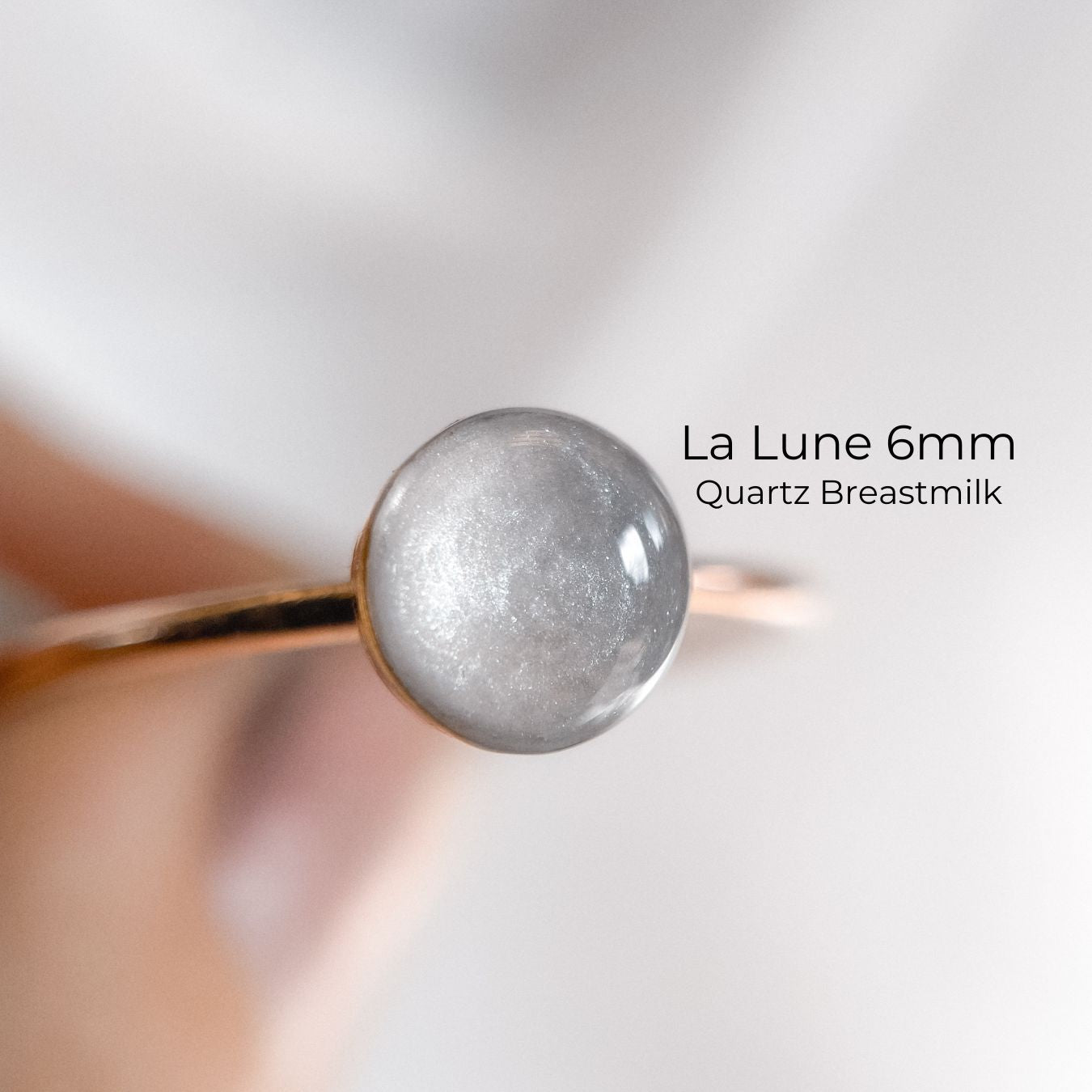 La Lune Circle Stacking Ring | Breastmilk & Ashes Keepsake – Milk & Stone