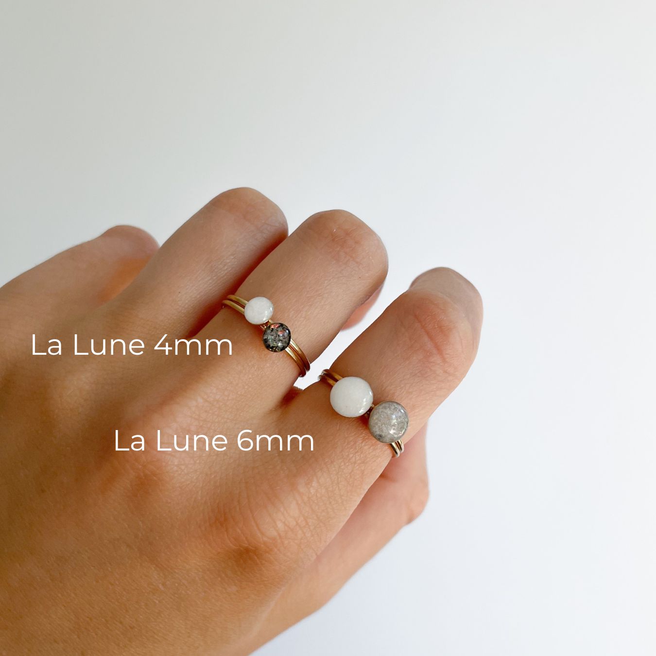La Lune Circle Stacking Ring | Breastmilk & Ashes Keepsake – Milk & Stone